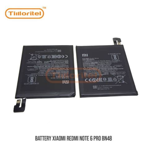 Jual BATTERY BATERAI BATRE ORI 100 XIAOMI REDMI NOTE 6 PRO BN48 Shopee Indonesia
