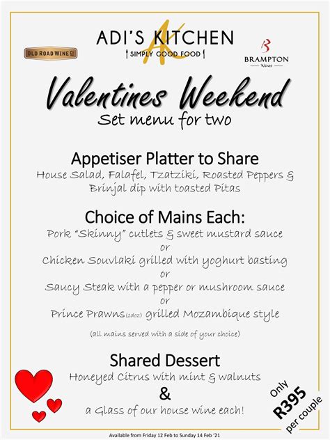 Adis Kitchen Valentines Weekend Adis Kitchen Valentines Weekend