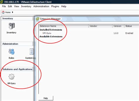 Виртуализация Плагин Vm Guru для Vmware Vsphere встраиваемый в Vclient
