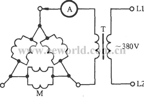 Triangle Multidrop Parallel Connection Three Phase Motor Winding Short Circuit Detection Circuit