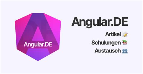Deine Deutsche Community Zum Angular Framework Angularde