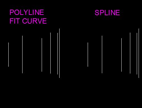 Polyline Fit Curve AutoCAD Tips