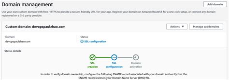 Stuck In Ssl Configuration For Couple Of Hours · Issue 937 · Aws Amplifyamplify Hosting · Github