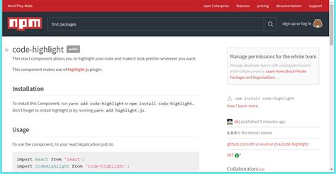 Introduction To Creating React Components And Publishing Them To Npm