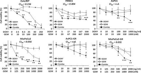 Figure 1 From Doxycycline Potentiates The Anti Proliferation Effects Of Gemcitabine In