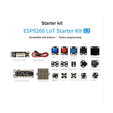 와이파이 모듈 파이썬 개발 보드 Lot 키트c 파이썬 프로그래밍과 호환 Esp8266 공공 방송