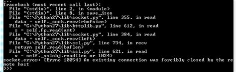 Python 27 Batch Downloading Json Files Using Urllib2 Errno 10054