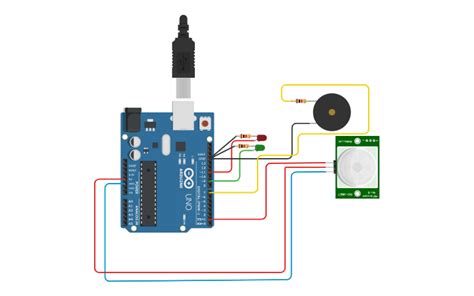 Circuit Design Pir Motion Sensor Tinkercad