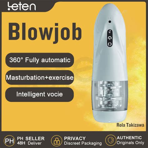 Leten Rotation Adjustable Air Male Masturbator Cup Suction Blowjo B Sex Machine Vagina