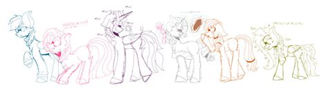 Mlp Creepypastas Mane 6 Sketch By Musicbetmlp On Deviantart