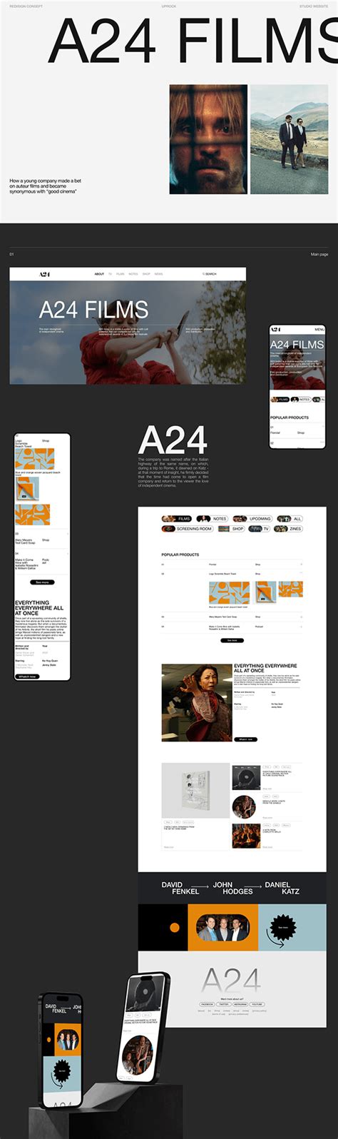 A24 — Studio website on Behance