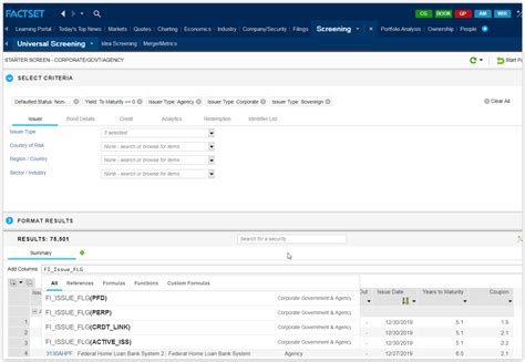 Using Factset To Find And Select Green Bonds Researchfinancial