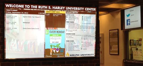 Digital Signage Technology Services Adelphi University