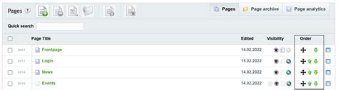 New Features For The Page List Support Site
