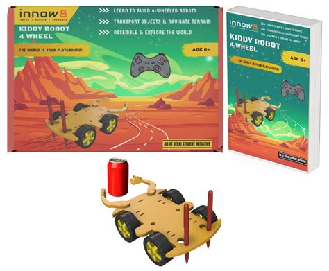 4 Wheel Robotics Kit With With Plug N Play