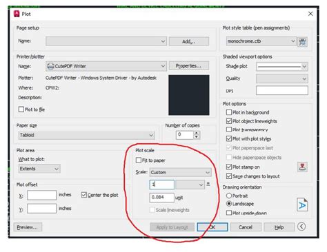 Autocad Lt 2023 Custom Plot Scale Autodesk Community