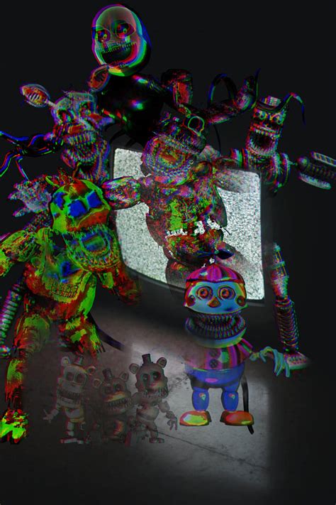Fnaf 4 Halloween Edition But Glitched By Arthurgamer2556 On Deviantart