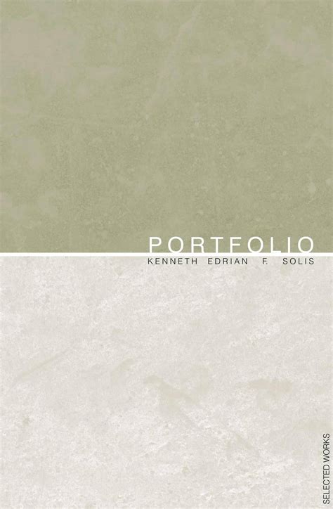 Solis Kenneth Edrianarchitectural Portfolio By Kenneth Solis Issuu