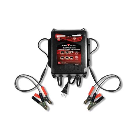 Yuasa Battery Charger And Maintainer 2a 612v Sportbike Track Gear