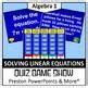 Alg 1 Quiz Show Game Solving Linear Equations In A PowerPoint Presentation