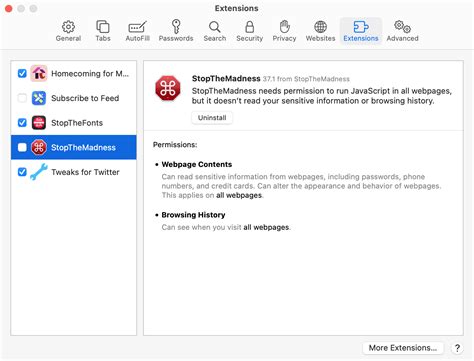 The Four Types Of Safari Extension