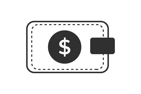 Premium Vector Wallet Icon With Dollar Symbol Digital Wallet Vector Icon Linear Style Sign