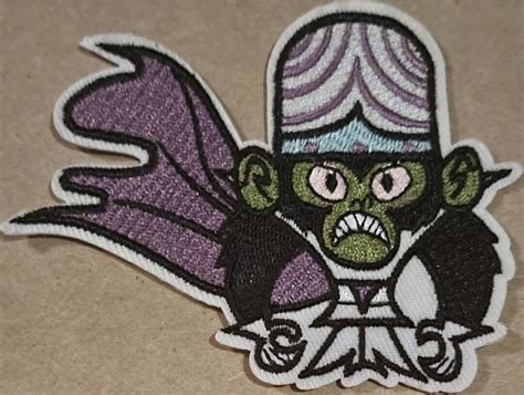 Mojo Jojo Embroidered Iron On Patch