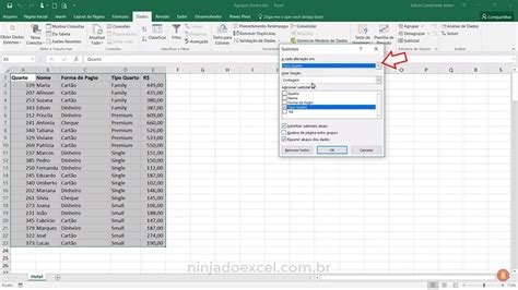 Como Agrupar Dados no Excel Estrutura de Tópicos Ninja do Excel