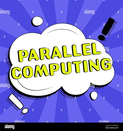 writing displaying text parallel computing business concept