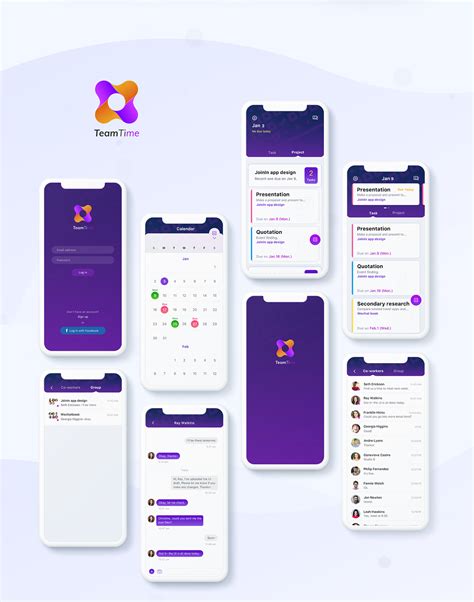 Teamtime Teamwork Project Management Design On Behance