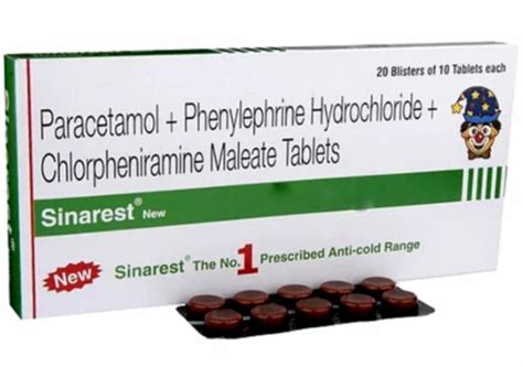 Sinarest New Tablet At ₹ 200stripe New Follihair Tablet In Nagpur