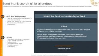 Send Thank You Email To Attendees Impact Of Successful Product Launch Event PPT Sample
