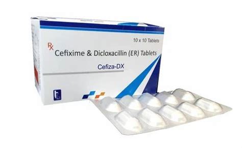 Cefixime Anhydrous 200 Mg And Dicloxacilin 500 Mg Sustained Release Tablets At ₹ 750 0 Box In