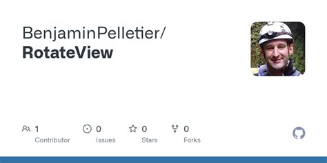 github benjaminpelletier rotateview