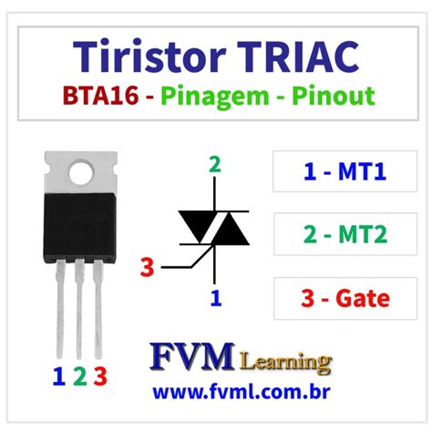 Datasheet Pinagem Tiristor Triac Bta16 Características E