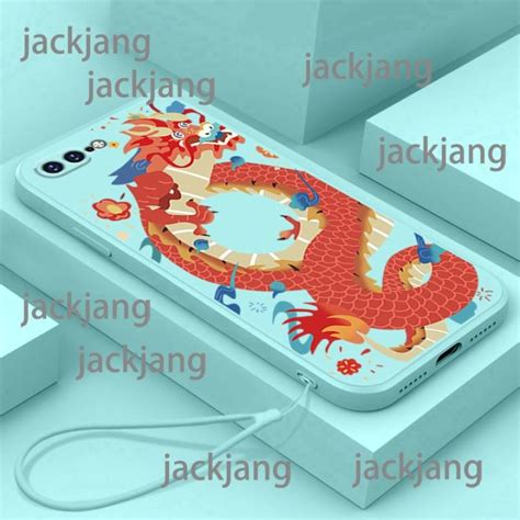 Casing Infinix Hot I X Hot X Patterned Dragon Year Shockproof Full Protection Phone
