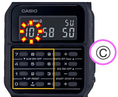 Casio 437 Alarm Chrono Calculator Watch Instructions