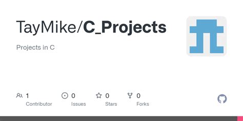 Github Taymikecprojects Projects In C