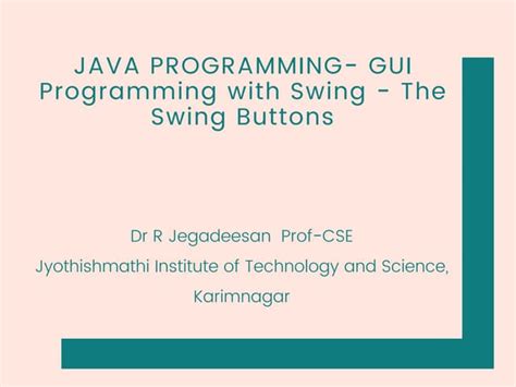 java programming gui programming with swing the swing buttons pdf