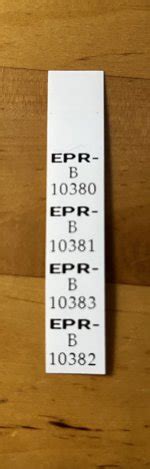 EPROM Labels And Printing Advice Sought Museum Of The Game