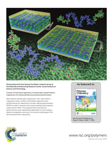 Pdf Control Of Hard Block Segments Of Methacrylate Based Triblock Copolymers For Enhanced