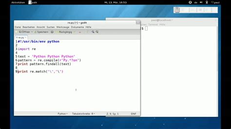 Python Programmierung Reguläre Ausdrücke Verwendung In Python Youtube