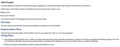 Problem Specification Develop An Application In