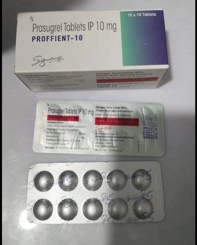 Prasugrel Tablets 10 Mg At Rs 350 Strip Nagpur Id 2849227619130