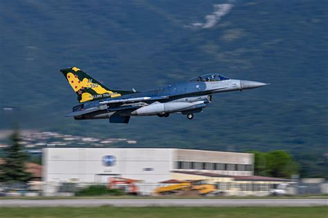 F 16 Fighting Falcons Take Off From Aviano Air Base Aviano Air Base