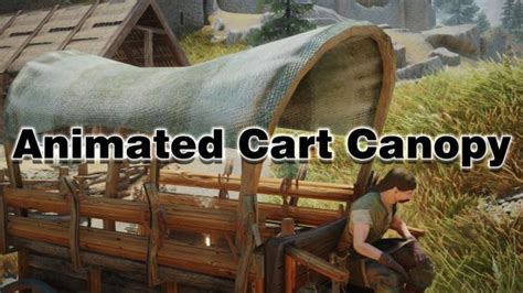 animated cart canopy モデル・テクスチャ skyrim special edition mod データベース mod