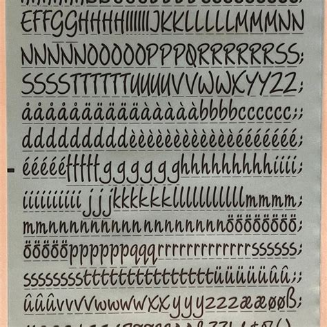 Letraset Sheet Etsy