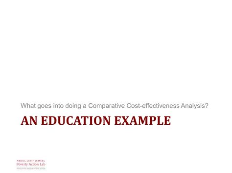 Cost Effectiveness Analysis Pptx