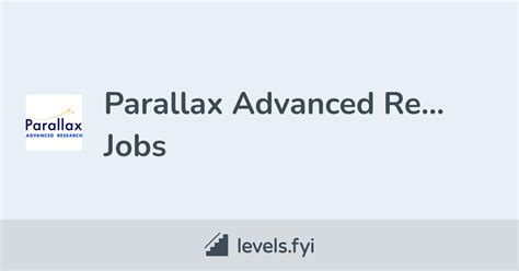 Parallax Advanced Research Jobs Levelsfyi