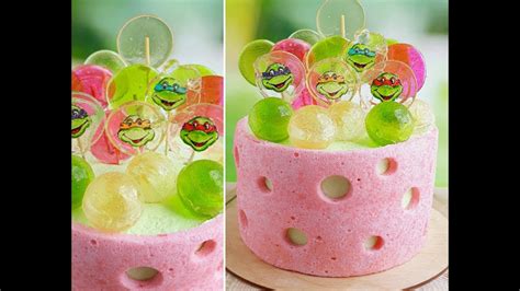 Карамельный декор Японский заварной бисквит Caramel Decor Japanese Custard Sponge Cake Youtube